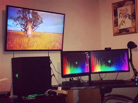 Finally Getting My Battlestation Together Pc Setup Room Setup Best