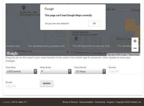 Location Google Maps Broken Get Help Hubitat