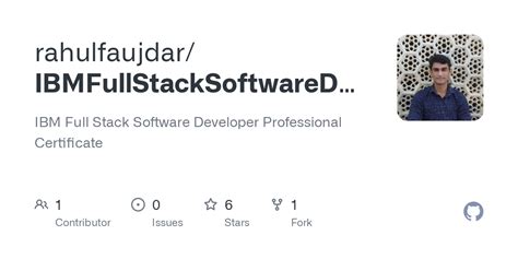 Github Rahulfaujdaribmfullstacksoftwaredeveloperassessment Ibm Full