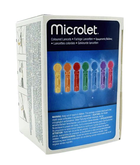 Microlet Lancets Pack Of 100 Medicine Drop
