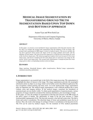 Medical Image Segmentation By PDF