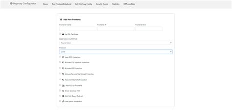 Github Alonz22haproxy Dashboard Dashboard With Waf Features For Haproxy