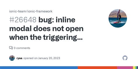 Bug Inline Modal Does Not Open When The Triggering Element Is Added