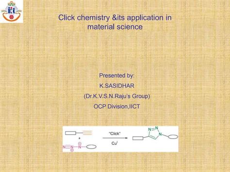Applications Of Click Chemistry In Drug Discovery
