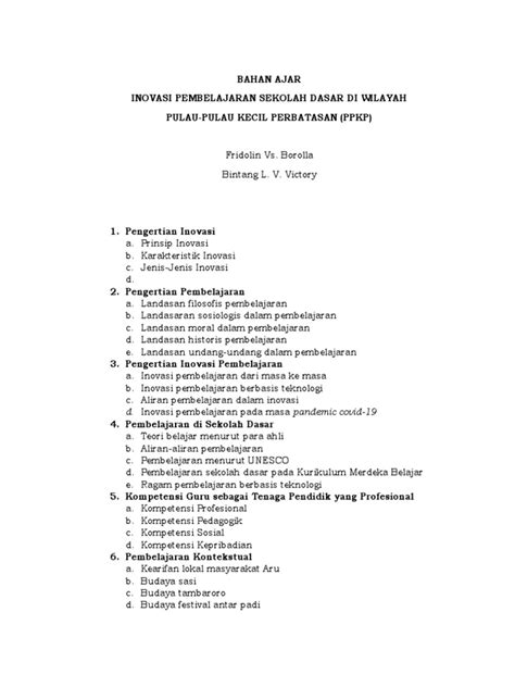 Bahan Ajar Ppkp Pdf