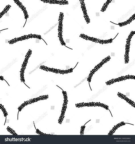 Scandinavian Seamless Pattern Leaf Simple Minimalistic Stock Vector