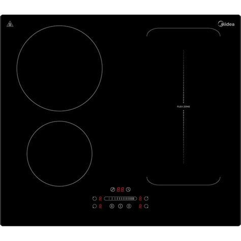 Встраиваемая индукционная панель Midea MIH65700F, независимая, 4 ...