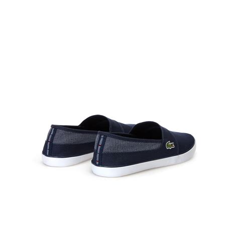 Mens Marice Canvas Twill Slip Ons Lacoste