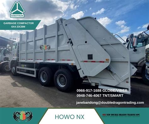 Howo Nx 10 Wheeler Garbage Compactor 23 Cubic Meter