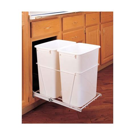 Double Qt Waste Container White RV PB S Rev A Shelf