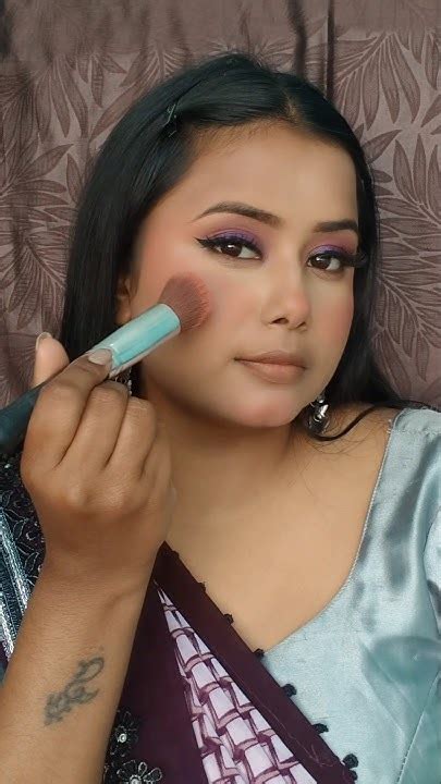 💜 Party Makeup Tutorial For Girls Shorts Shortsfeed Youtubeshorts