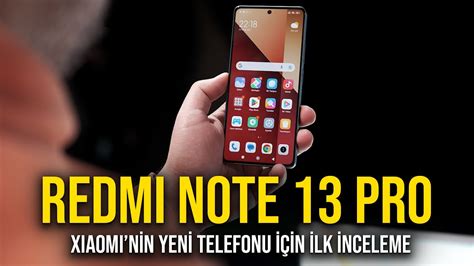Xiaomi Redmi Note 13 Pro elimde 200MP kamerası var YouTube