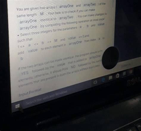 You are given two arrays arrayone and array | StudyX