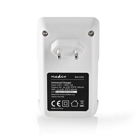 Cargador De Pilas Nimh Aa Aaa 12 V Dc 018 A Carga Gradual