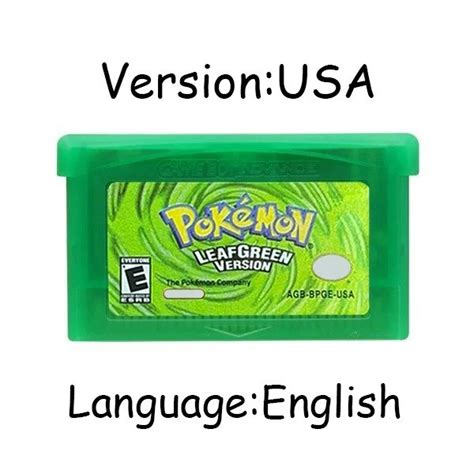 GBA Game Pokemon Series 32 Bit Video Game Cartridge Console Card