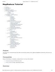 Lab1 Apache Hadoop 3 1 2 MapReduce Tutorial Pdf 7 2 2020 Apache