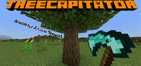 Treecapitator Minecraft Addon