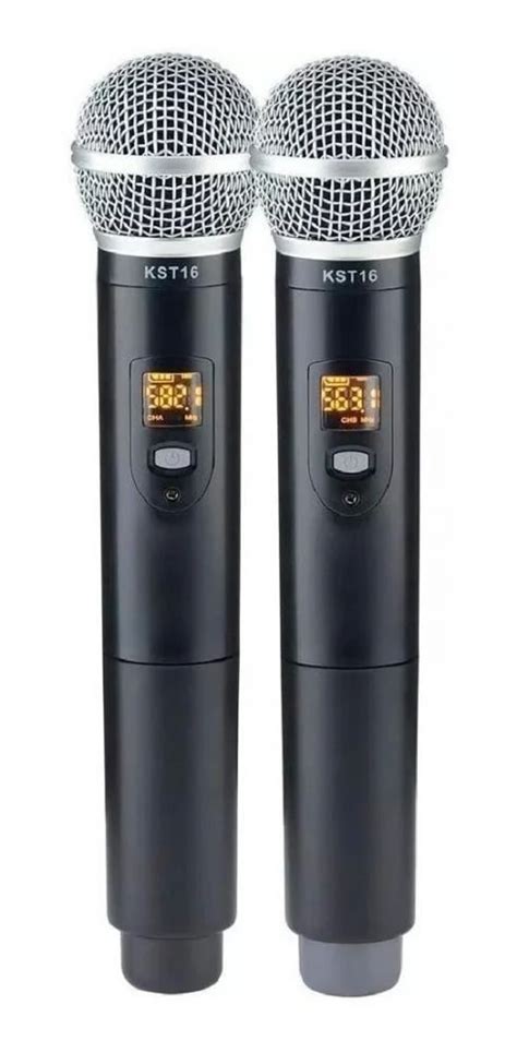 Microfone Sem Fio Duplo Mão KRD200DM KARSECT KEEPSOUND Loja de