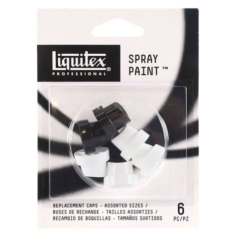 Liquitex Professional Spray Nozzles 6 Pack Assorted Caps Jerrys