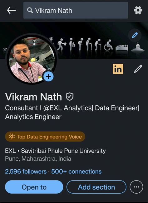 I Earned Linkedin Top Data Engineering Voice Recognition Vikram N