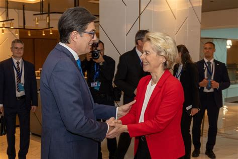 Пендаровски се сретна со Фон дер Лајен Очекуваме помош од ЕК во справувањето со енергетската