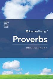 Journey Through Proverbs 50 Biblical Insights By David Cook Shop
