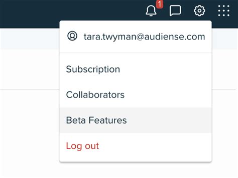 New Beta Feature Dashboard
