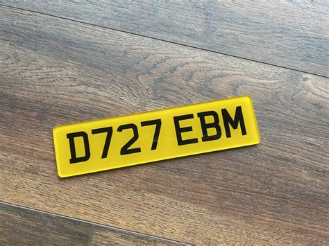 Charles Wright Font Bike Plate 8×2 Prestige Plates