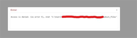 Access Is Denied Os Error 5 When Rendering · Issue 2225 · Quarto Devquarto Cli · Github