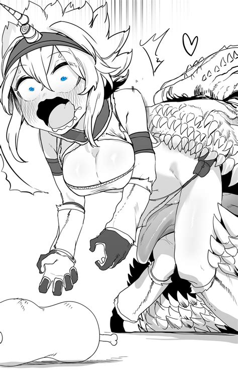 Monster Hunter And Deviljho Monster Hunter Drawn By Niwarhythm Danbooru