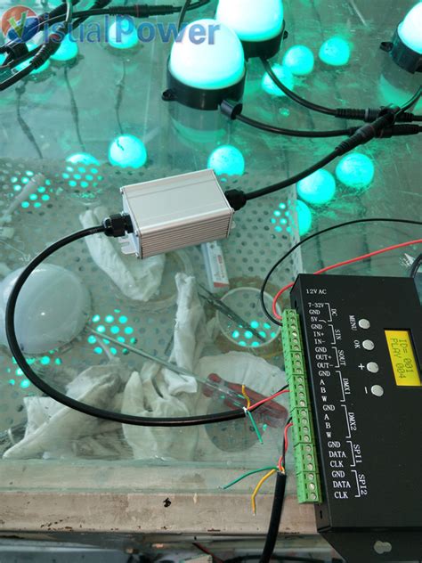 Round Shape DMX LED Pixel For Nightclub Design