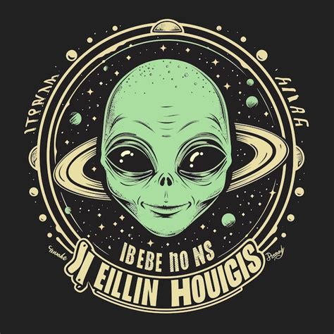 Premium Vector Funnygreenaliencartoonface