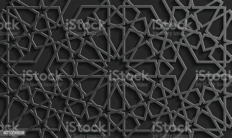 원활한 이슬람 패턴 3d 전통적인 아랍어 디자인 요소 곡선에 대한 스톡 벡터 아트 및 기타 이미지 곡선 기하 도형 대칭