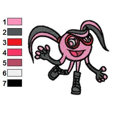 Pac Man And The Ghostly Adventures Cylindria Embroidery Design