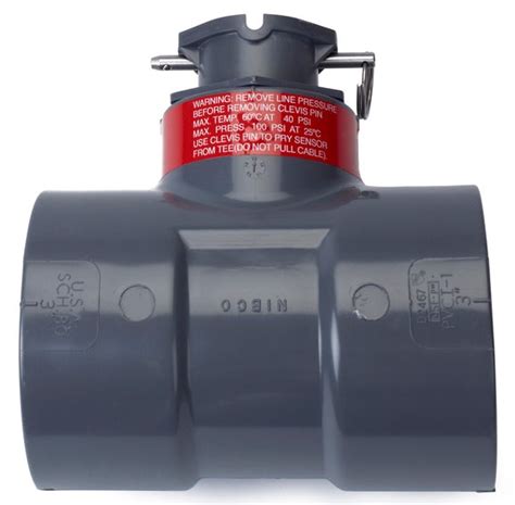 Pin Lock Tee Pvc 2 Inch Flow Hach Sea