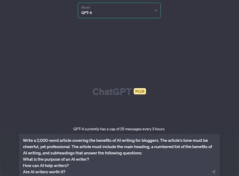 And This Is What ChatGPT Wrote