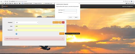 linux orientdb connect invalid password and username stack overflow