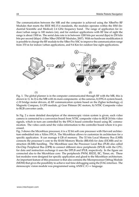in tech vision based obstacle detection module for a wheeled mobile