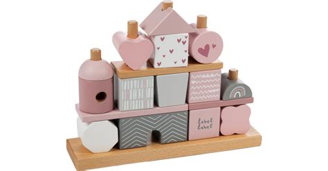 Label Label Stacking Blocks House Cubi In Legno Notino It