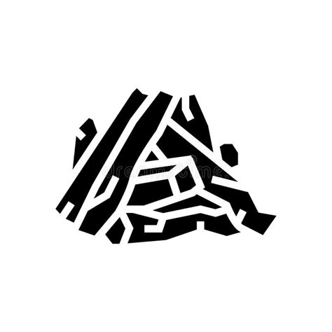 桩木木材字形图标矢量图插图 向量例证 插画 包括有 木匠业 板条 例证 硬木 设计 伐木工人 253836014