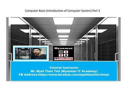 computer basic tutorials myanmar it academy