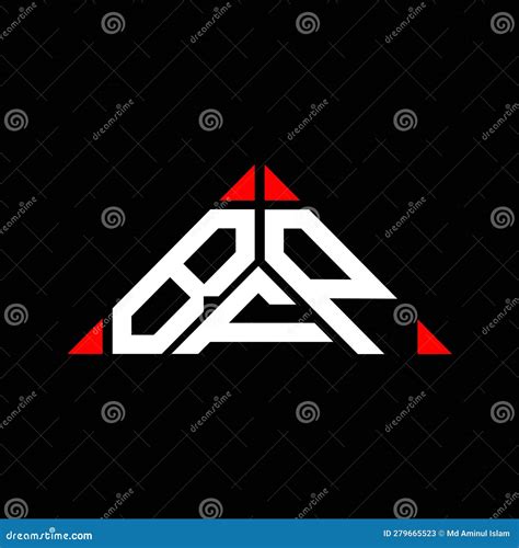 Bfp Letter Logo Creative Design With Vector Graphic Bfp Simple And Modern Logo In Triangle