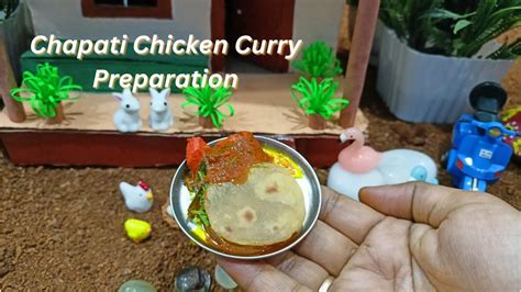 Tasty Chapati Chicken Curry Preparation రుచికరమైన చపాతీ చికెన్