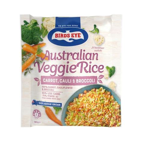 Calories In Birds Eye Carrot Cauli And Broccoli Veggie Rice Calcount