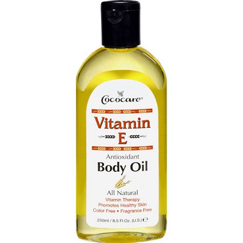 Cococare Vitamin E Antioxidant Body Oil 9 Fl Oz