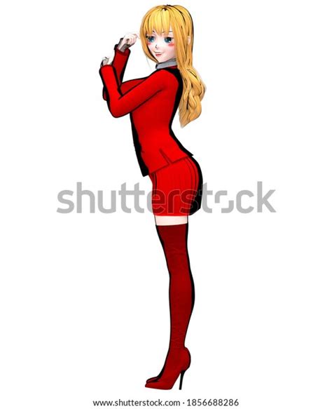 3d Render Sexy Anime Doll Japanese Stock Illustration 1856688286 Shutterstock