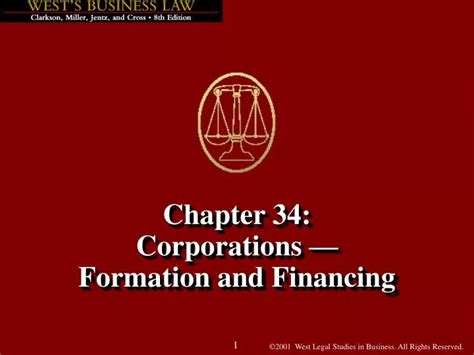 Ppt Chapter 34 Corporations — Formation And Financing Powerpoint