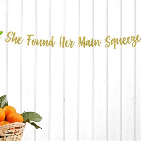 She Found Her Main Squeeze Bridal Shower Napkin Foiled Etsy