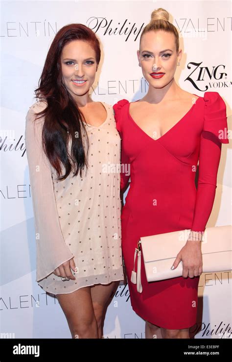 Celebrities Attend A Valentin Clothing Line Event Arrivals Featuring