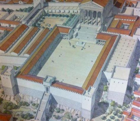What Is The Big Rectangular Space With Columns In Front Of Some Temples